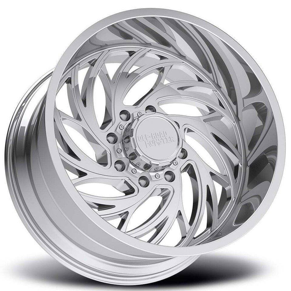 22x12" Off Road Monster Wheels M29 Chrome Rims (5 pcs) | eBay