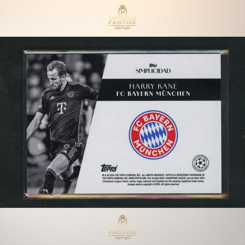 HARRY KANE 2023-24 Topps Simplicidad UCC Auto 01/10 *FC BAYERN MUNCHEN ...