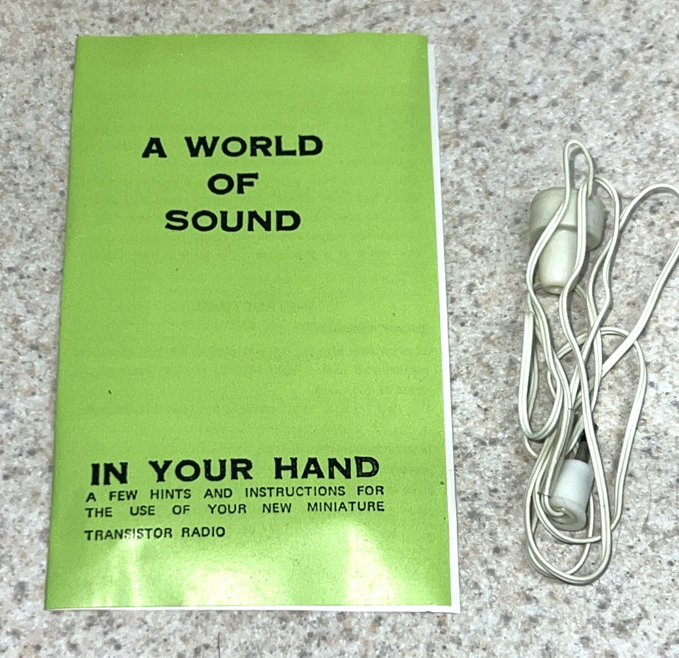 Vintage Solid State AM Pocket Radio Rhapsody RY-649 Original Box Parts Or Repair | eBay