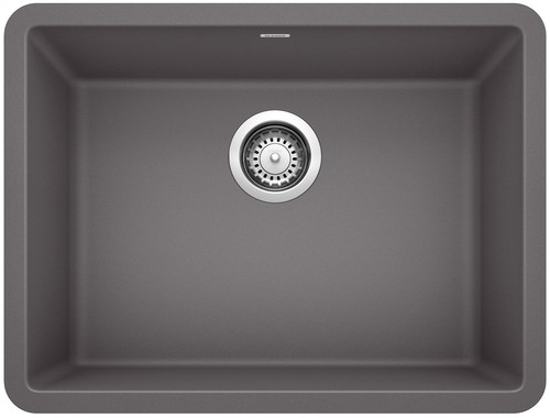 Blanco 522414 Precis 23-1/2" Undermount Single Basin SILGRANIT - Cinder ...