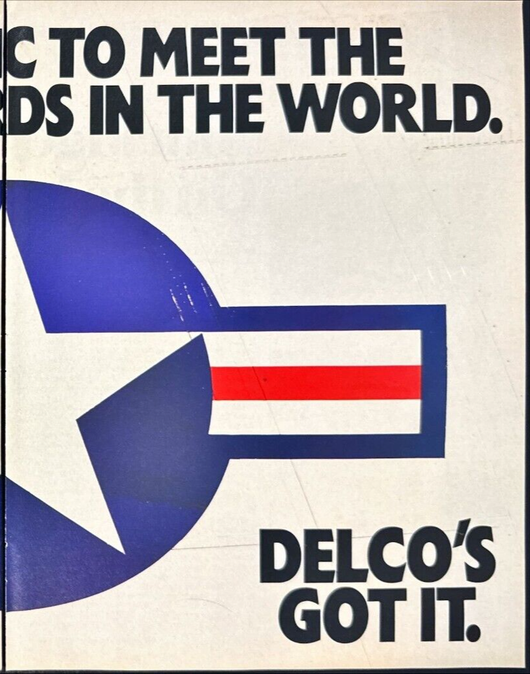 Delco Systems Magic V 1750A Computer on a Card Vtg 2 Page Print Ad 1986 ...