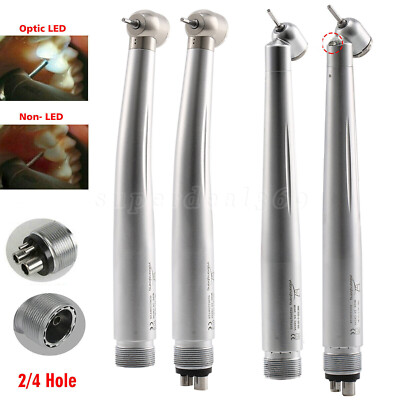 Dental (LED) Surgical High Speed Handpiece 45° Degree Turbine 2/4Hole ...