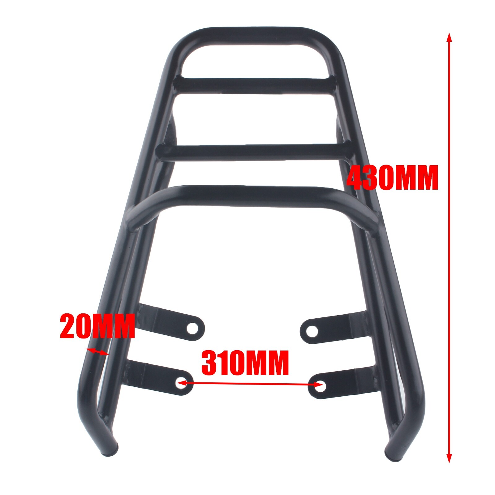 Rear Tail Rack Suitcase Luggage Carrier Board Shelf Black For Hunter ...