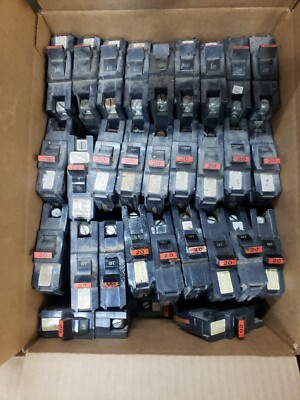 2X FPE NA120 20 Amp 1 Pole Stab-Lok Type NA Thick Federal Pacific ...