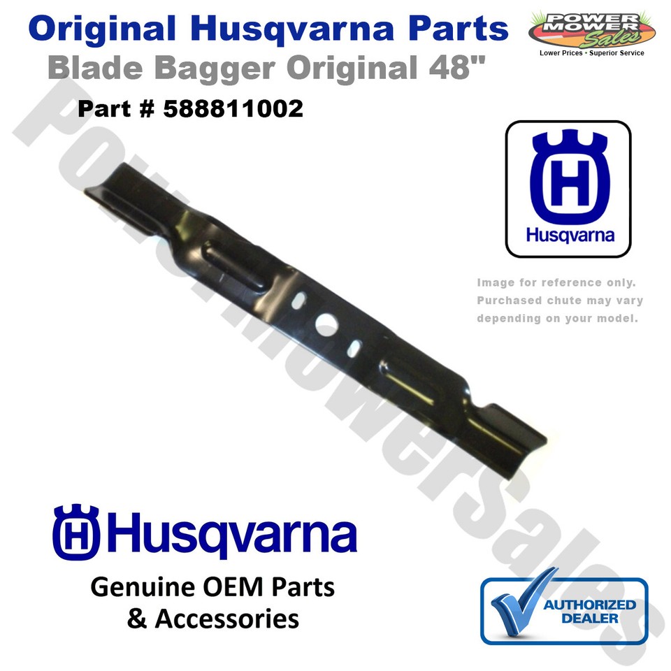 Husqvarna 48" Lawn Mower Cutting Deck Blade Bagger / 588811002 ...