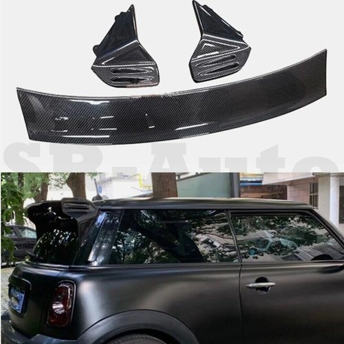 For MINI Cooper S R55 R56 R57 2007-2014 Carbon Fiber Car Roof Spoiler ...
