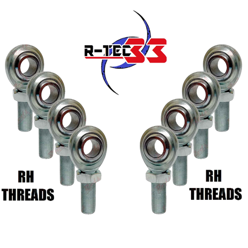 ( 8 RH ) 3/4" x 3/4"-16 4-Link Economy Male RH Thread, Heim Joints, Rod ...