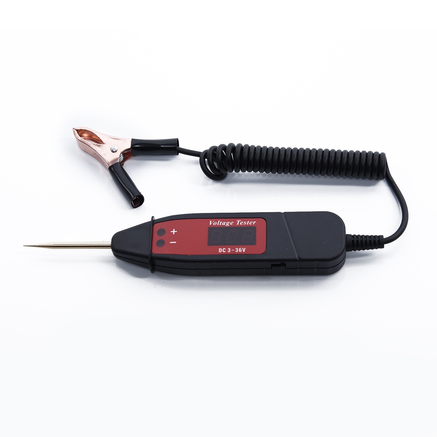 1 X Car Digital LCD Electric Voltage Tester Light Test Pen Detector ...