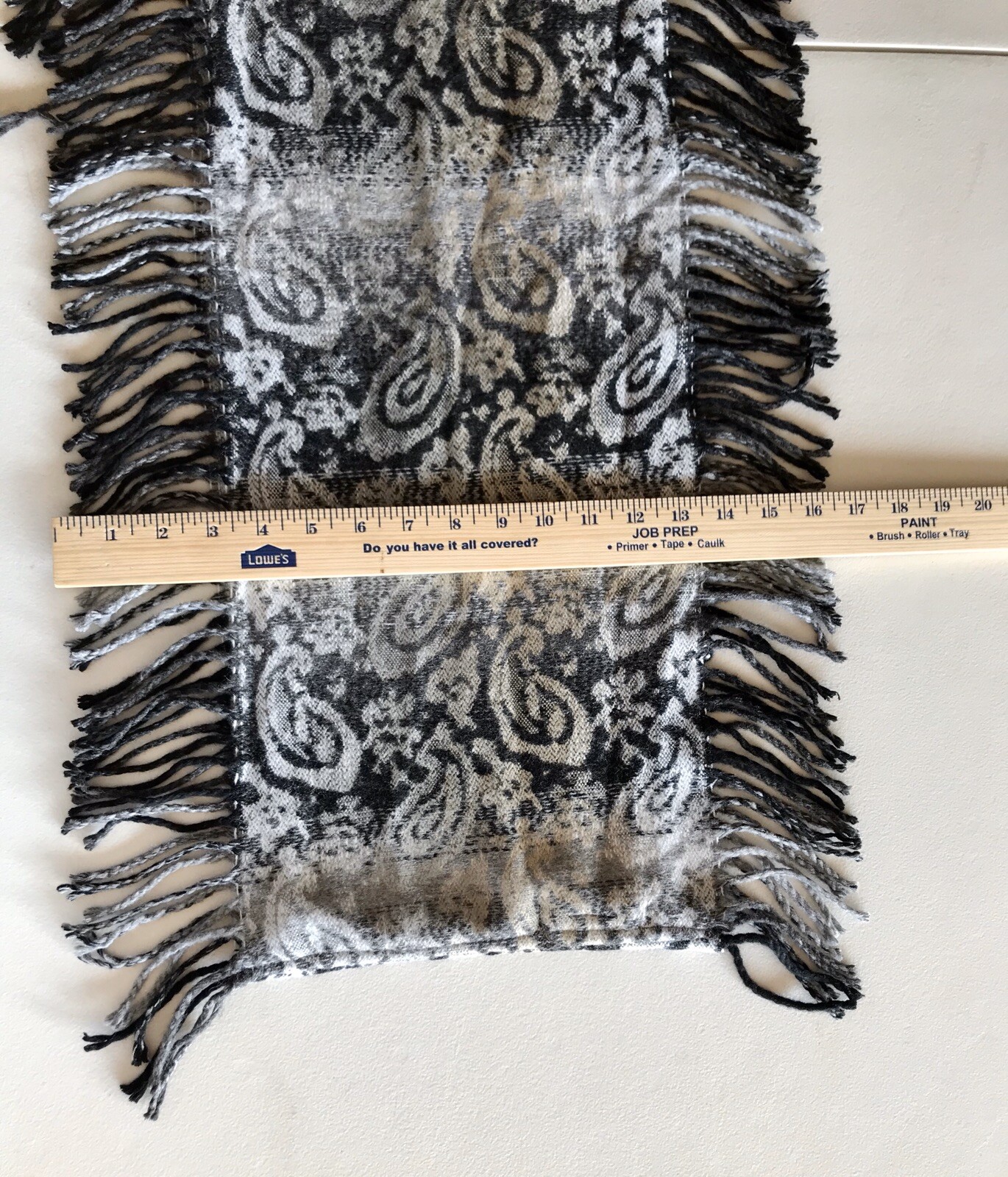 Scarf Cejon Women Black Dark Gray Tan Infinity With One Size Tassel RN ...