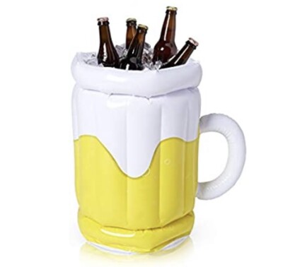Inflatable Beer Mug-Shaped 12-Pack Beer Bucket by True Brands | eBay