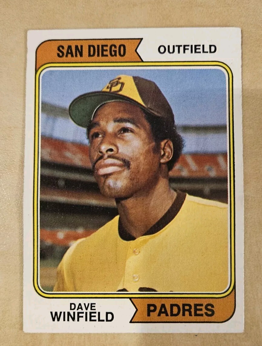 1974 Topps Baseball Dave Winfield ROOKIE #456 PADRES HOF | eBay