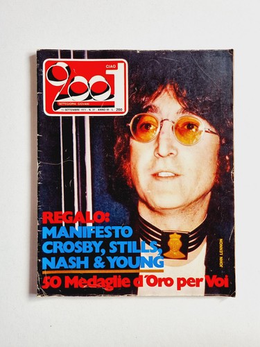 Very Rare Ciao 2001 37-1971 John Lennon-Csn&y-Joan Baez-Hunka Munka ...