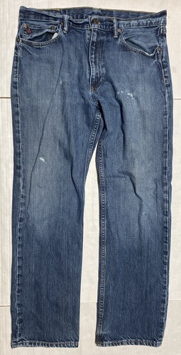 Polo Ralph Lauren Classic 867 34x30 Straight Blue Jeans Medium Wash Tag ...