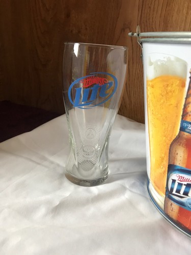 Miller Light Bucket & 2 Miller Lite Glasses | eBay