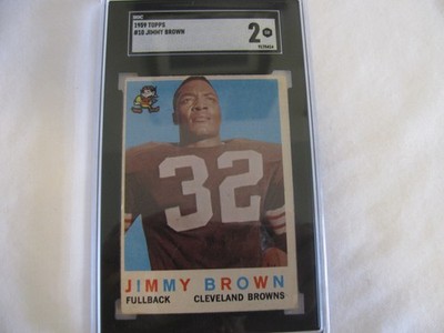 1959 TOPPS #10 JIMMY BROWN GRADED SGC 2 - 2ND YEAR CARD | eBay