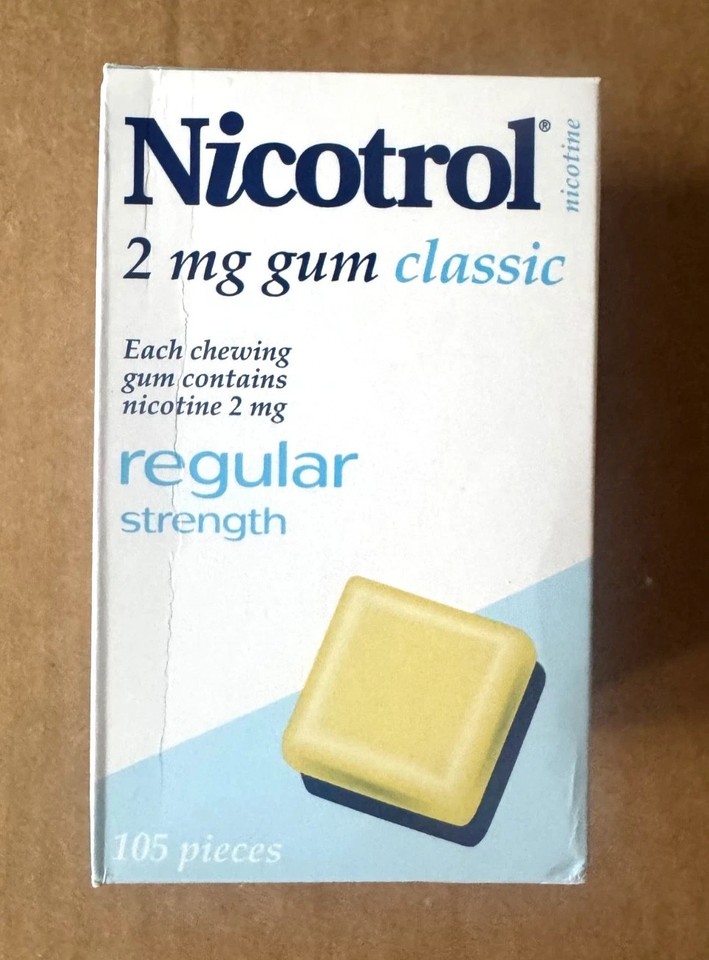Nicotrol 2mg CLASSIC Nicotine gum 6 Boxesof 630 Pieces - 08/2027 | eBay
