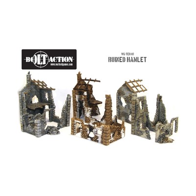 Warlord Bolt Action Terrain 28mm Ruined Hamlet (2012 Ed) VG+/NM | eBay