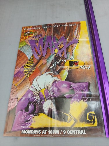 THE MAXX Promo Poster, Roughly 34"x22", Sam Kieth, 1995, MTV | eBay