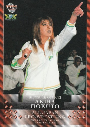 Akira Hokuto 2007-08 BBM All Japan Pro Wrestling #27 | eBay