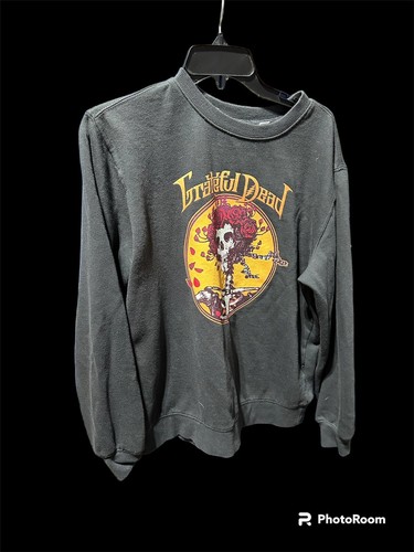 Grateful Dead ~Dead Bertha~ Skull & Roses Graphic Long Sleeve Sweater ...