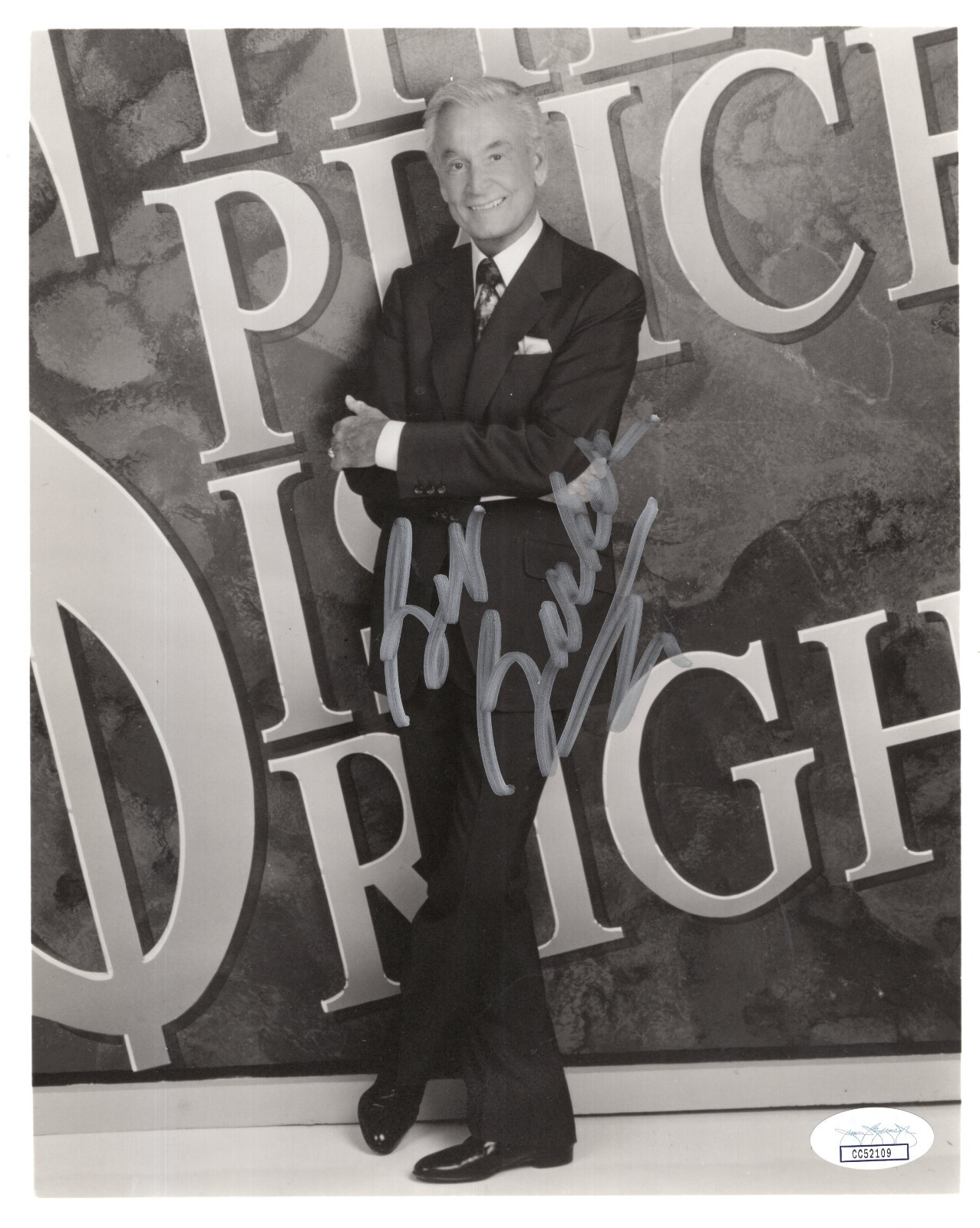 BOB BARKER HAND SIGNED 8x10 PHOTO BEST POSE PRICE IS RIGHT HOST JSA | eBay