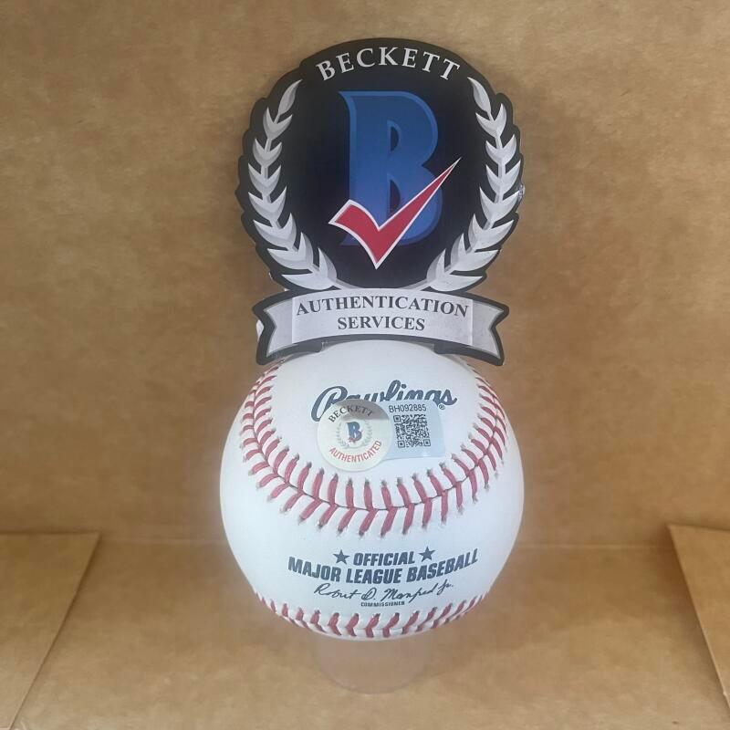 TERRY PENDLETON BRAVES 91 NL MVP SIGNED AUTO M.L. BASEBALL BECKETT ...