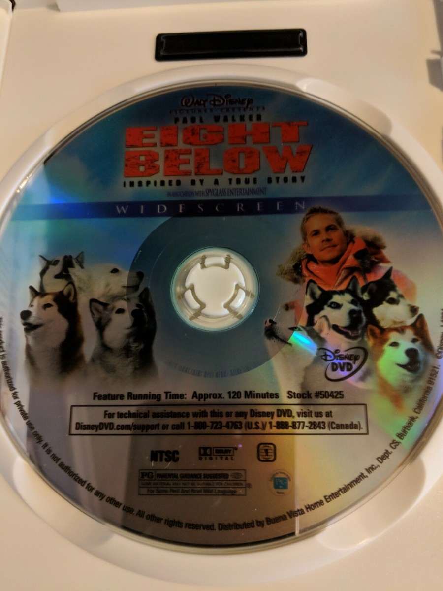 Eight Below Widescreen Dvd Disc