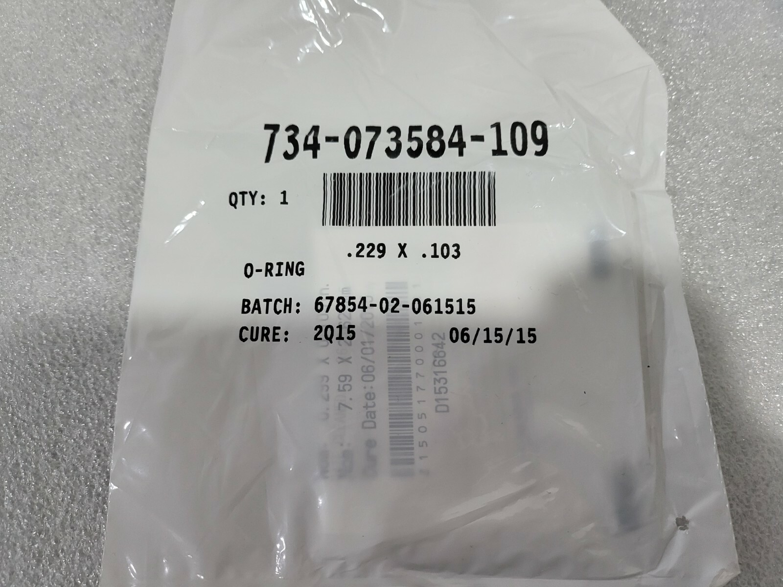 New 1 piece LAM O-RING,KALREZ,9100 .229 X 1.03 734-073584-109 | eBay ...