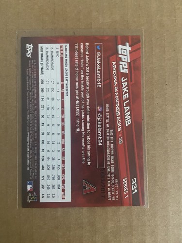 2017 Topps - Gold #331 Jake Lamb /2017 for sale online | eBay