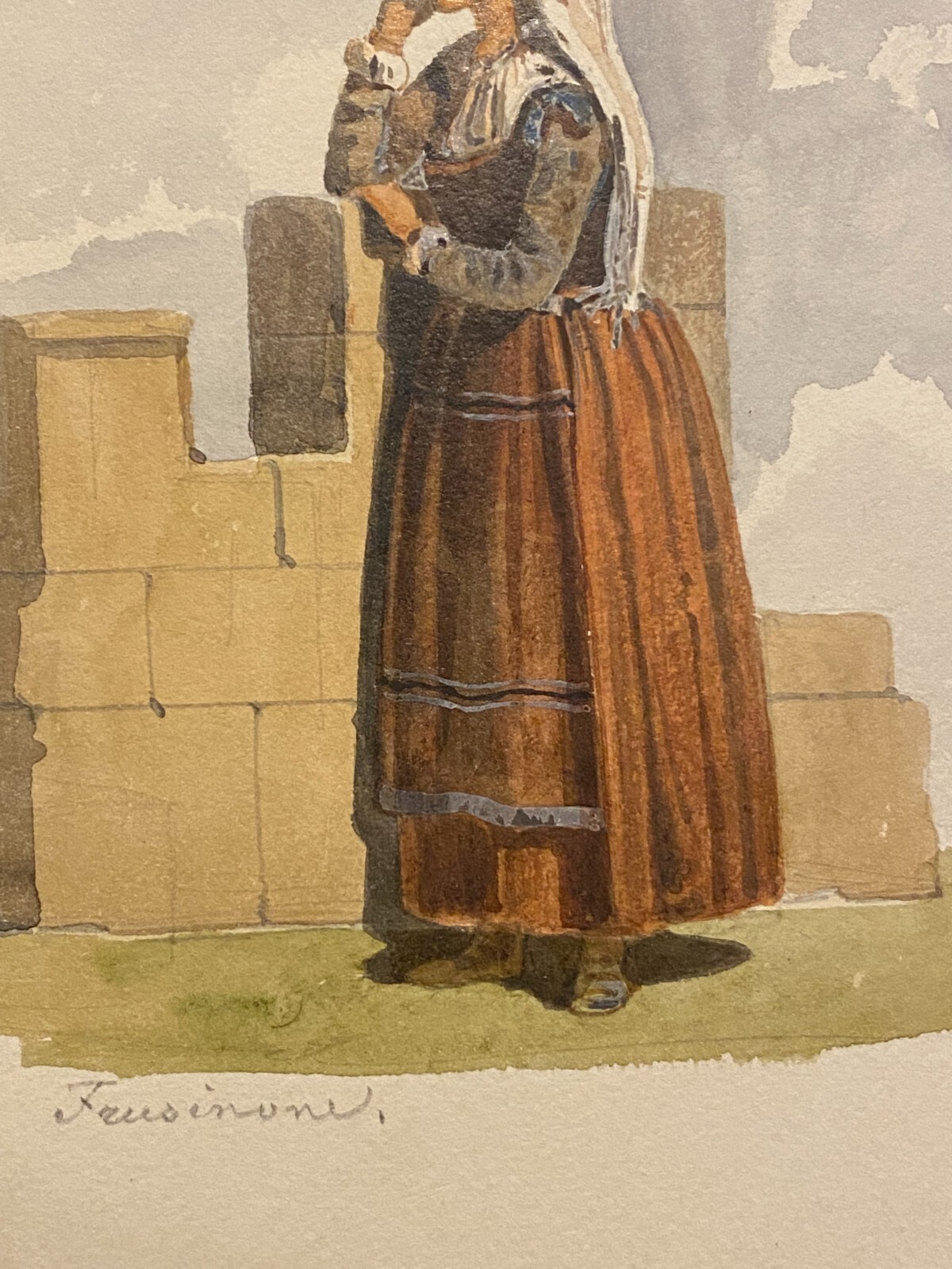 Gustav Adolf HAHN 1819-1872 Watercolour Middle XIX th & Rome & Italy ...