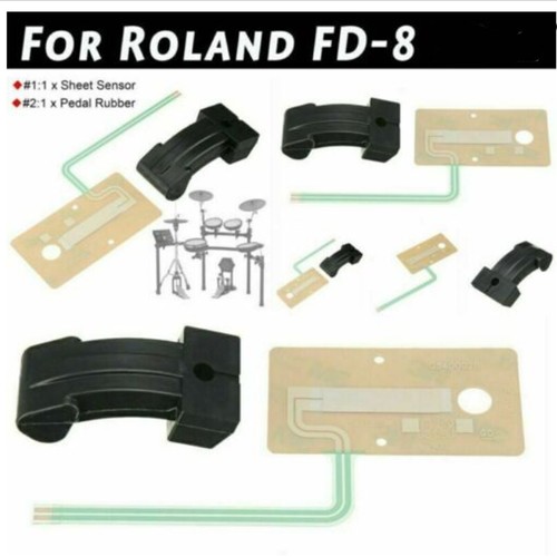 Sheet Sensor Actuator Pedal Rubber Replacement For Roland Drum FD-8 New ...