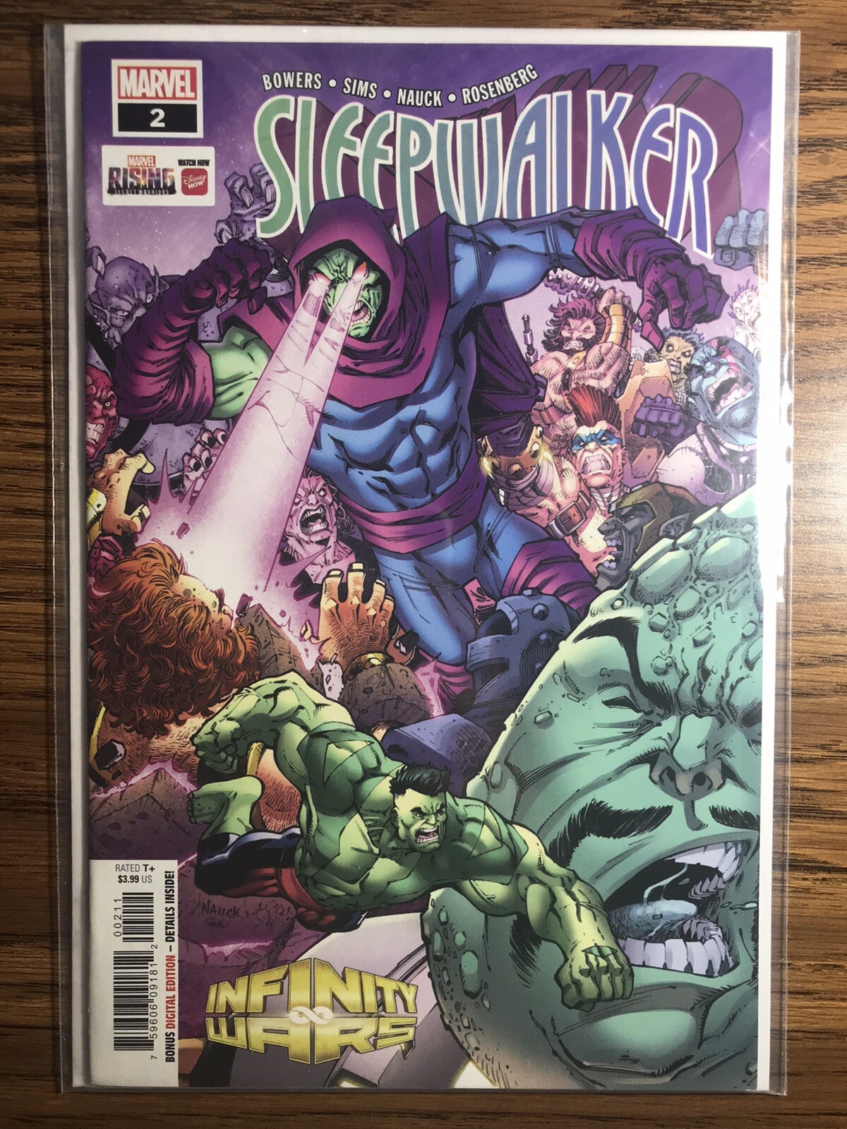 INFINITY WARS: SLEEPWALKER 2 NM TODD NAUCK COVER MARVEL COMICS 2018 | eBay