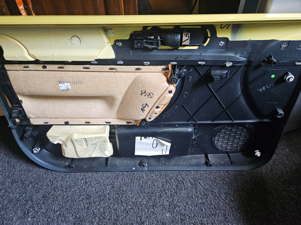 1998-2010 New Beetle Door Panels Yellow Black OEM Used Pair Complete | eBay