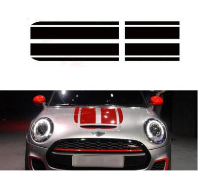 For MINI Cooper JCW F56 Bonnet Rear Racing Stripes Sticker Car Hood ...