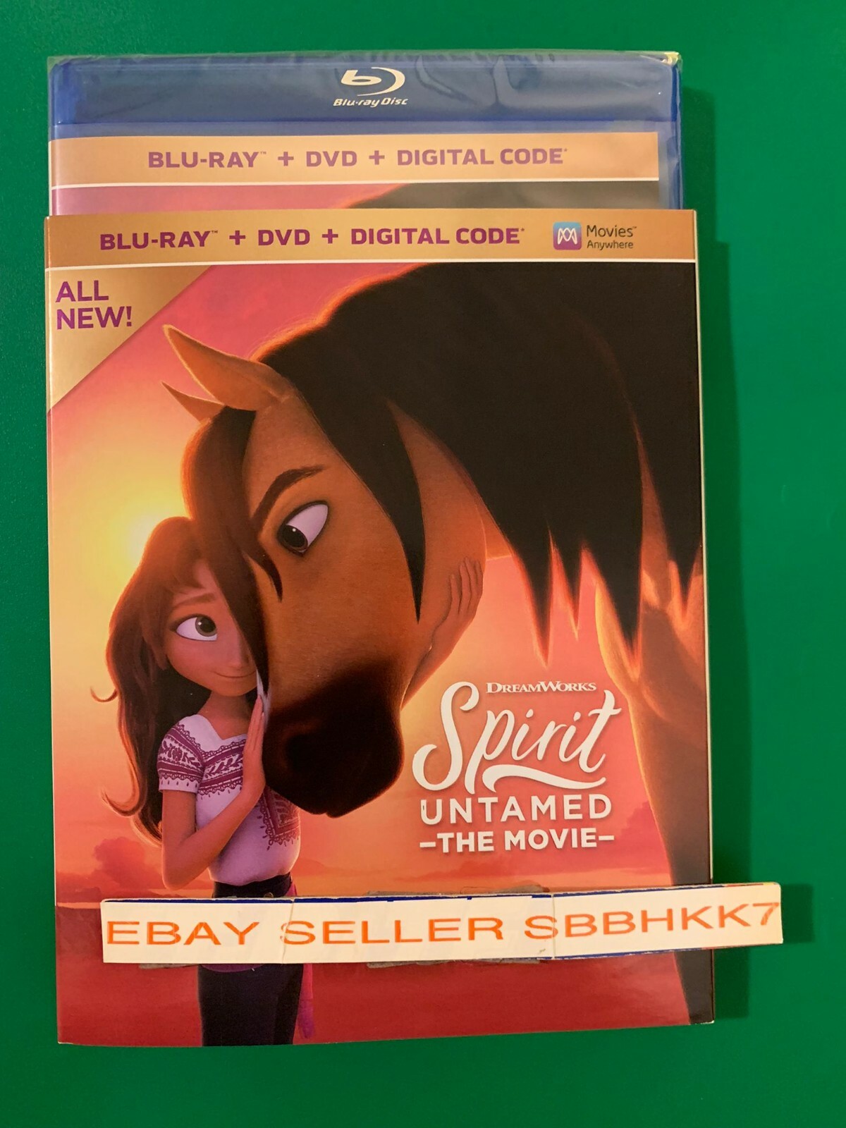 Spirit Untamed The Movie Blu-ray + DVD + Digital HD & Slipcover NEW ...