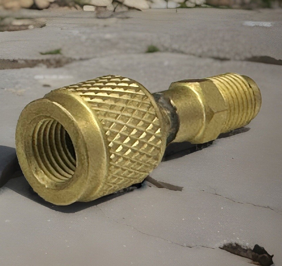 HVAC R32 Reverse Thread 1/4” Female, 1/4” Male Adapter For A2L R454B ...