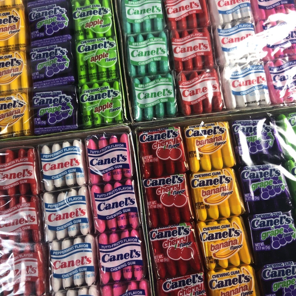 Canel's Chewing Gum 2 x Fruit & 2 x Original Flavor MEXICAN CHICLETS ...