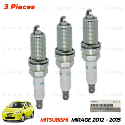Fits Mitsubishi Mirage G4 Attrage Space Star 2012 '15 3x Spark Plug ...