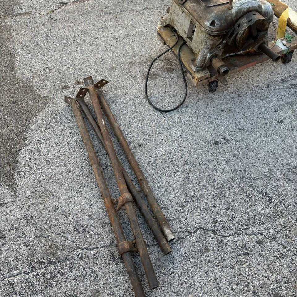 Ridgid 400 Electric Pipe Threader Machine With Vise And Stand - Works ...