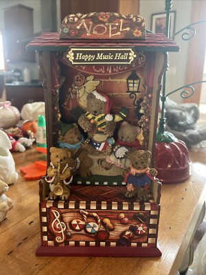 CHRISTMAS BEARS HAPPY MUSIC HALL JINGLE BELLS WORKS CHRISTMAS SEE ...