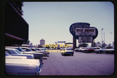 Desert Inn Hello America Sign Las Vegas Nevada cars in 1966, Original ...