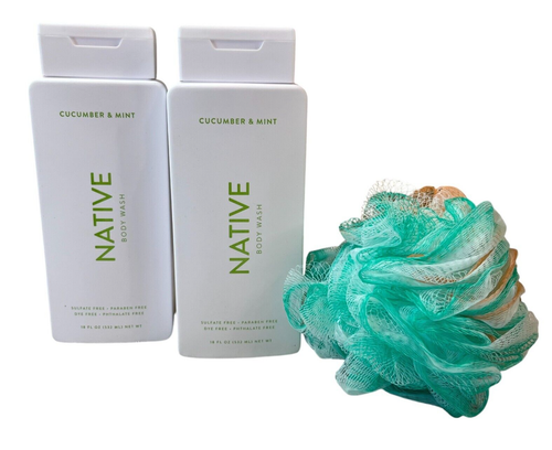 Native Cucumber & Mint Body Wash (18oz ea) Bundle 812154033304| eBay