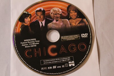 Chicago (DVD, 2003, Widescreen) 786936219197| eBay