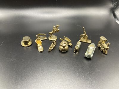 Monopoly Deluxe Edition 1998 Replacement 11 Gold Tokens Pieces | eBay
