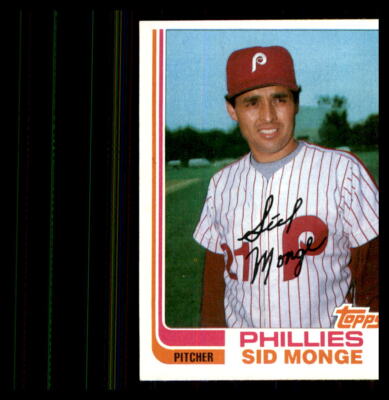 1982 Baseball 1982 Topps Traded Sid Monge Philadelphia Phillies #73T 1 ...