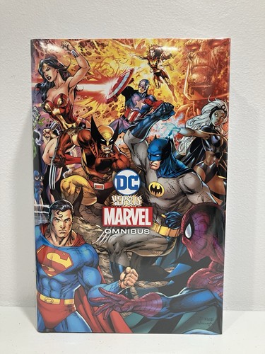 DC Versus Marvel Omnibus Jim Lee DM Variant Spider-Man Batman Superman ...