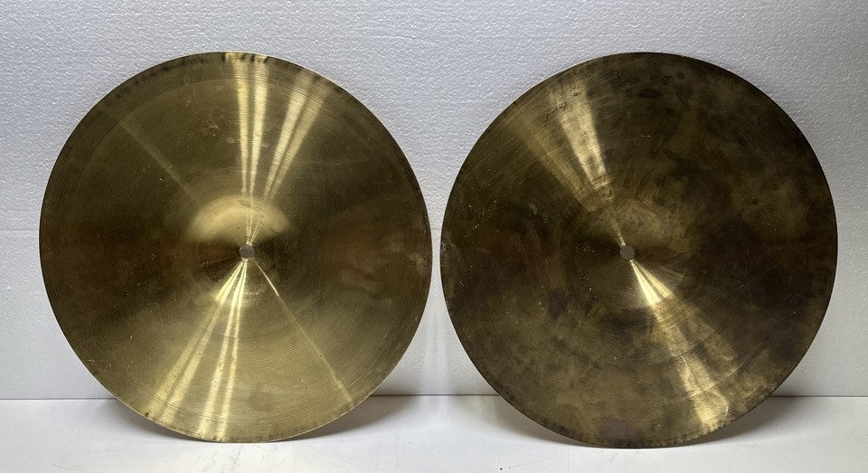 Brass CB Percussion MX Series 14" Hi-Hat Cymbals Top & Bottom | eBay