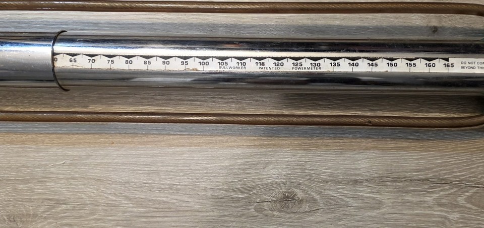 Vintage Original Bullworker Powermeter Heavy Duty Isometric Exercise ...