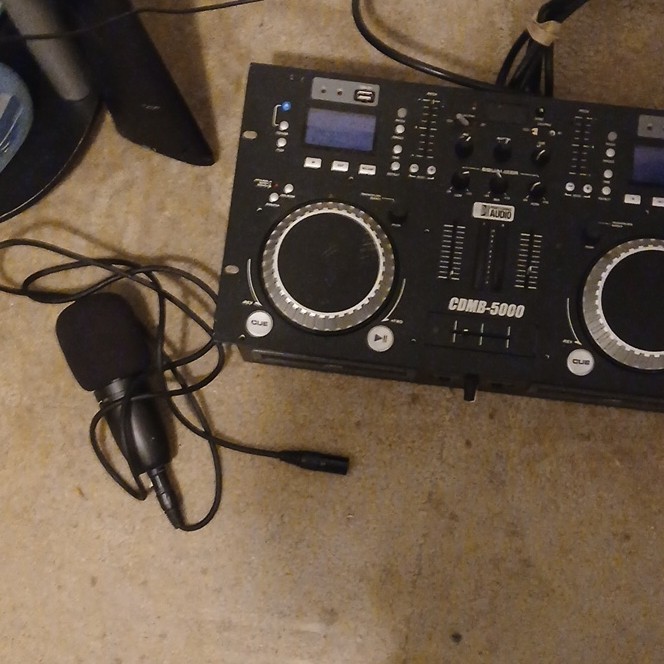 Professional Audio CDMB-5000 DJ CD Player & Mixer Combo USB Built-in ...