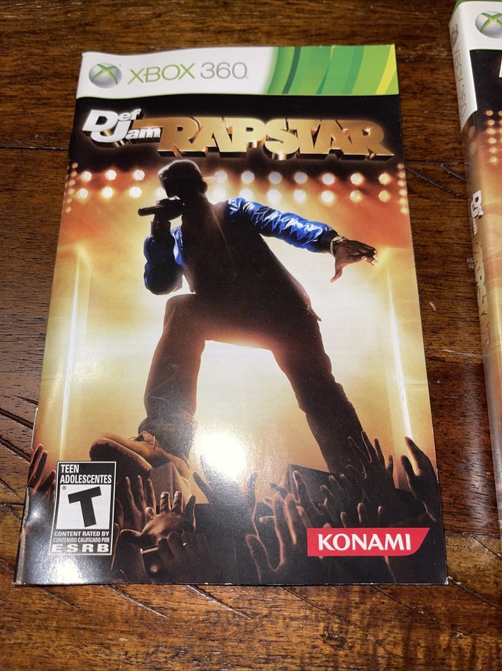 Def Jam Rapstar Microsoft Xbox 360 2Pac 50 Cent T.I. Drake Ludacris ...